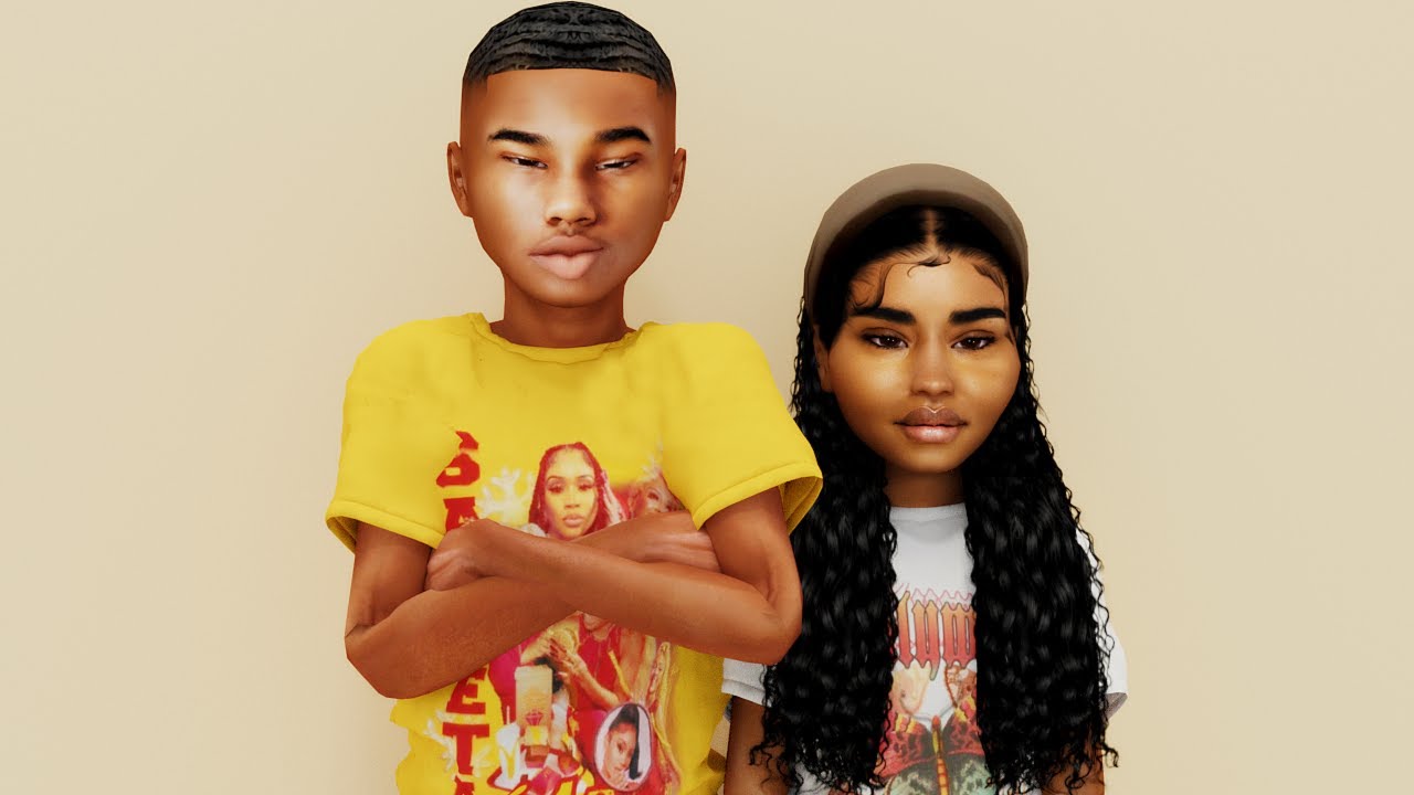 Sims 4 CAS MAKING KIDS - YouTube