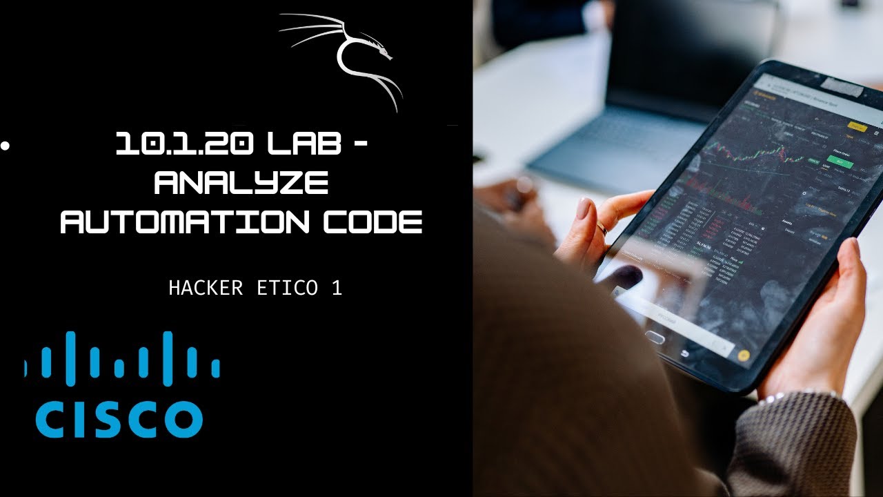 10.1.20 Lab – Analyze Automation Code - YouTube