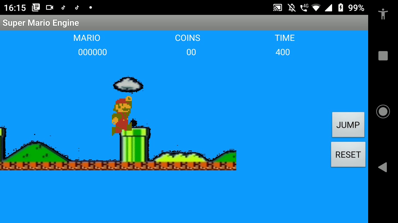 Super Mario Engine on App Inventor - YouTube