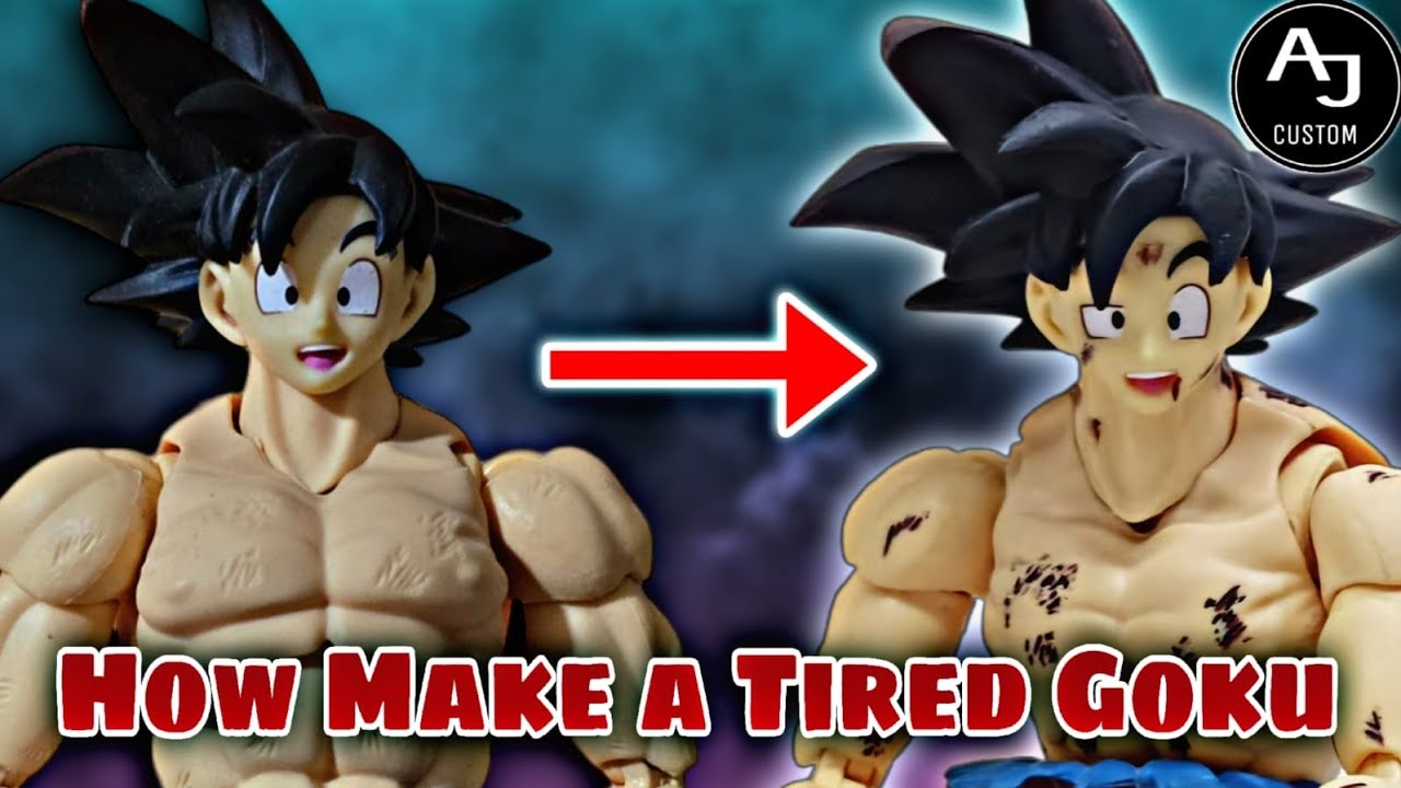 how make a tired Goku / como hacer a Goku cansado sh figuarts custom ...