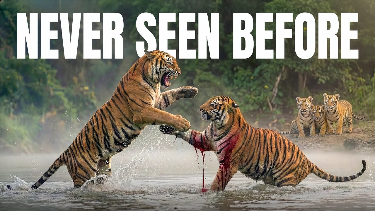I Filmed a TIGER FIGHT in the Wild (4K) | 5 Rare Tiger Moments Caught ...