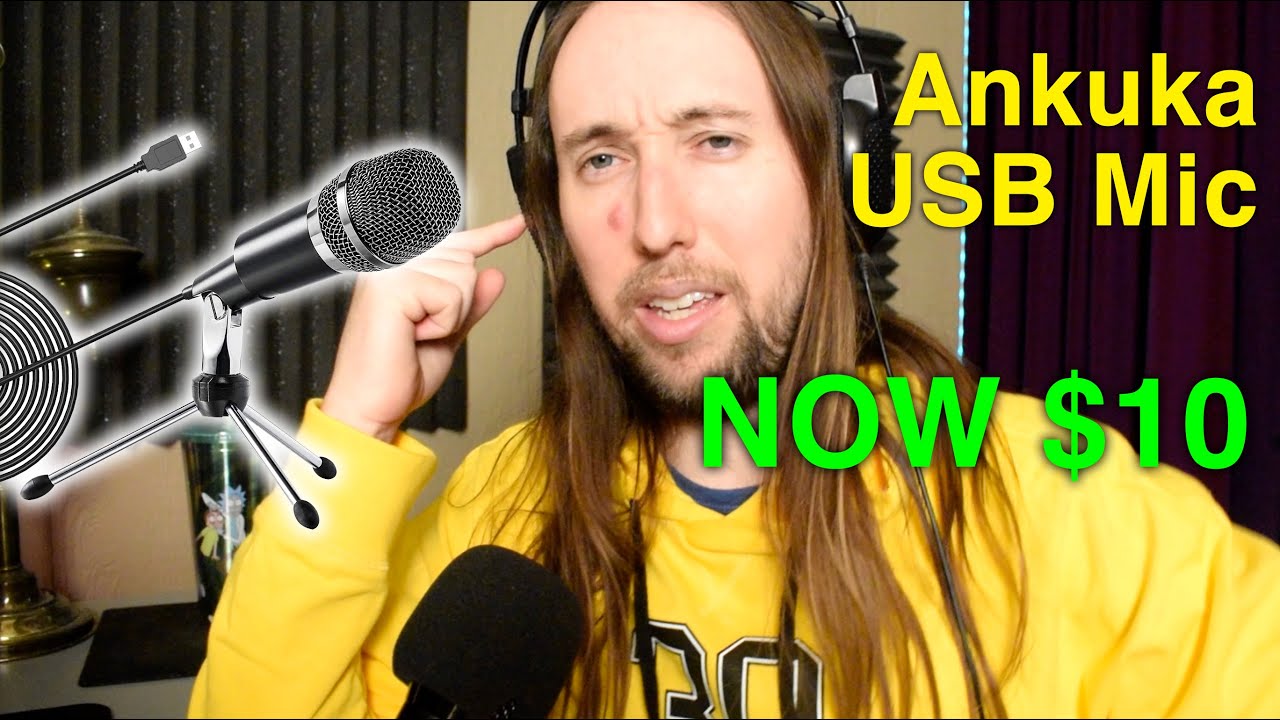 Ankuka USB PC Condenser Microphone Review - YouTube