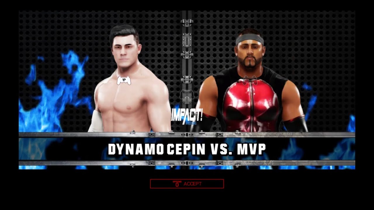 WWE 2K19 TNA Impact - Dynamo vs MVP - YouTube