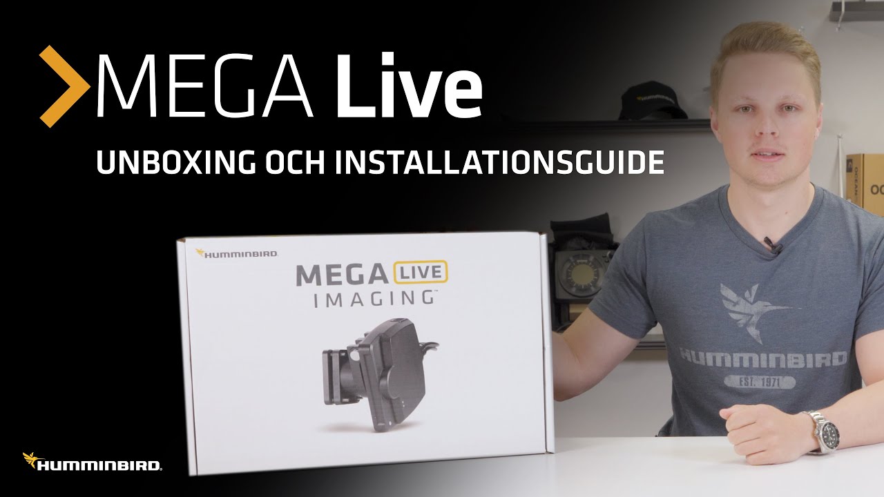 Humminbird MEGA Live Imaging™ - Unboxing och installationsguide - YouTube