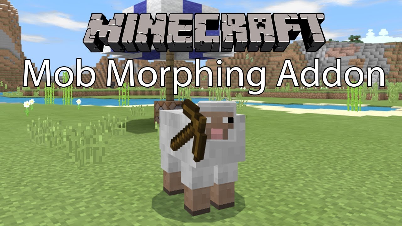 Minecraft Addons รีวิว - Addon สวมร่างสัตว์ | Mob Morphing Addon - YouTube