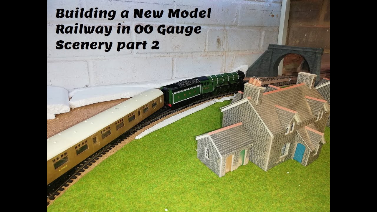 Building a New Model Railway in OO Gauge Scenery part 2 - YouTube