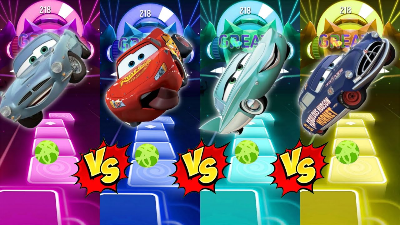 Cars 🆚 Cars Team | 💥Tiles Hop EDM Rush 🎶Who Is Best?🎯 48 - YouTube