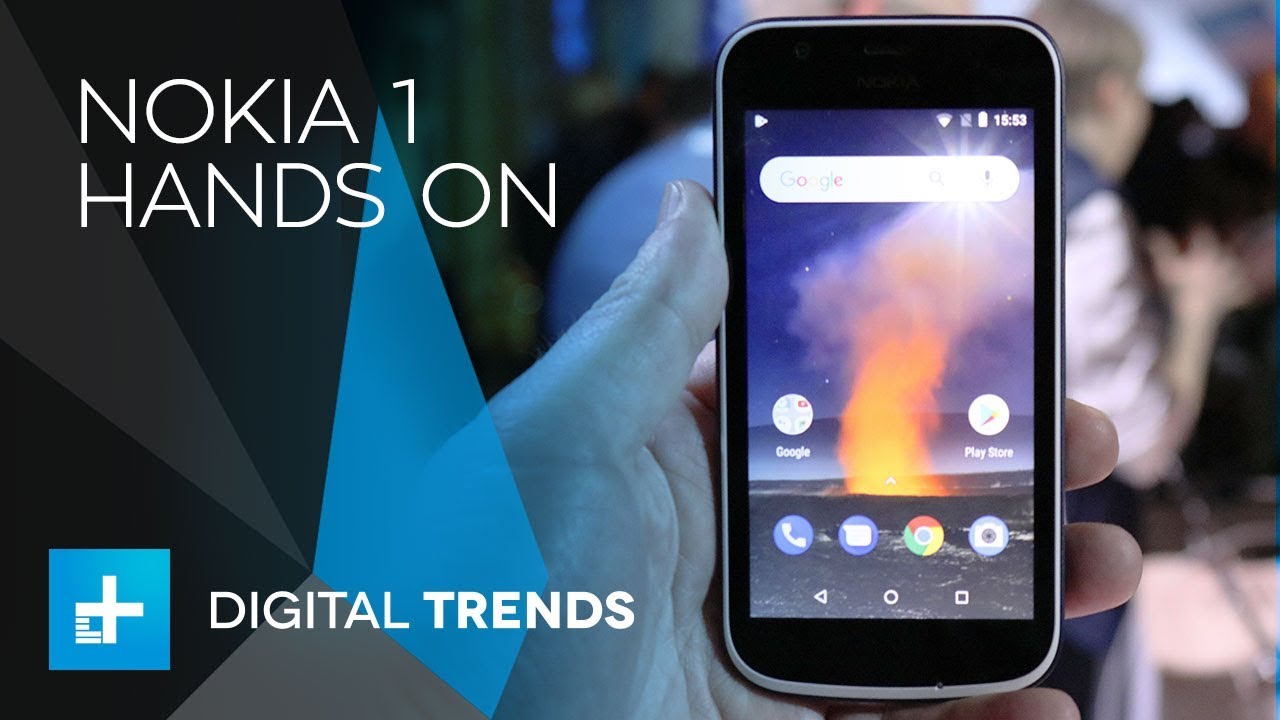 Nokia 1 - Hands On at Mobile World Congress 2018 - YouTube