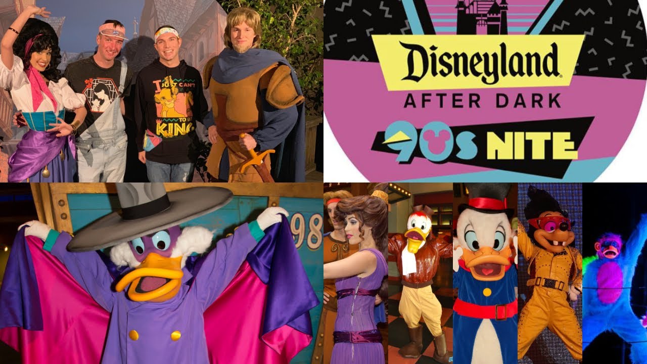 Disneyland's 90's night - Disney Afternoon - After Dark Party - YouTube