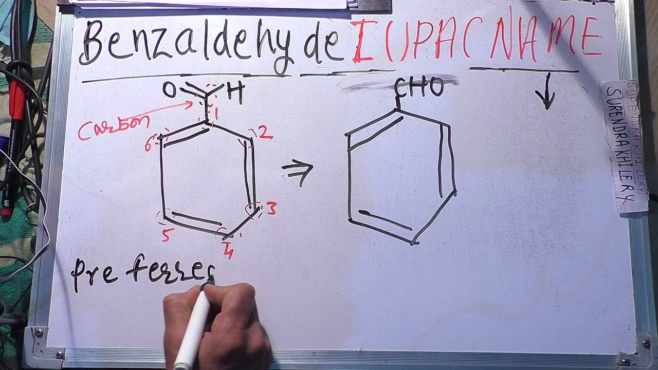 benzaldehyde iupac name in Hindi | iupac nomenclature of organic ...
