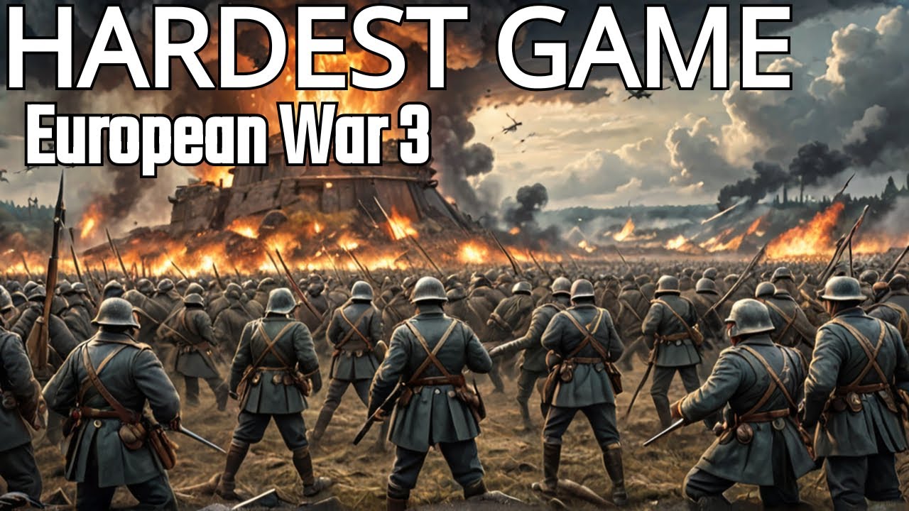 This is the HARDEST Strategy game (European war 3) - YouTube