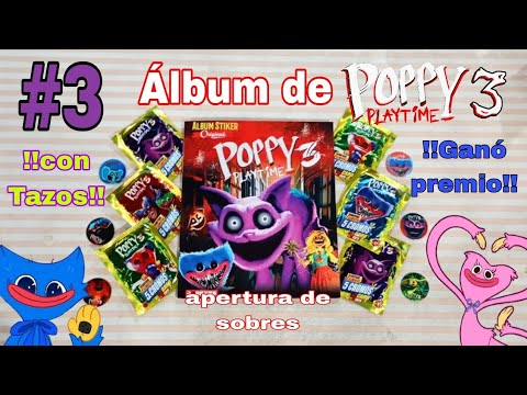 Álbum Poppy playtime 3 Cartas +!!Tazos!! tercera parte Ganó premio ...