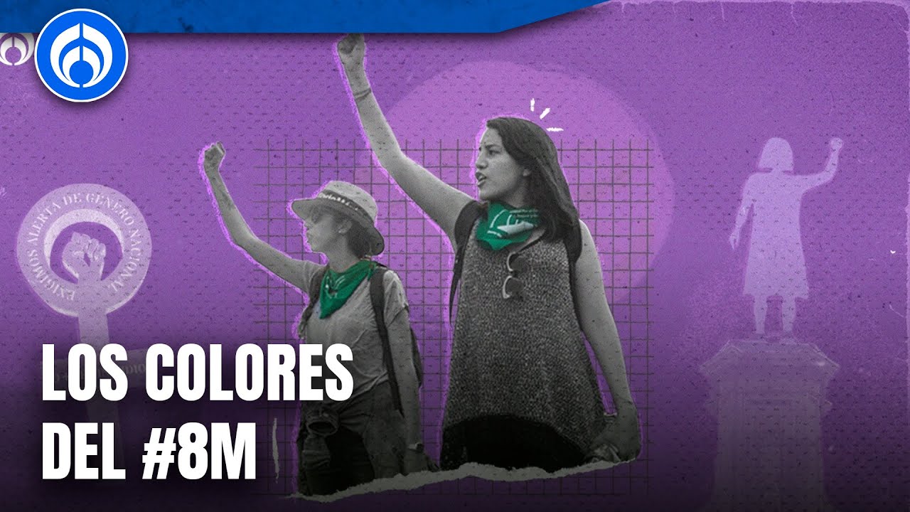 8M: El significado detrás del color verde, morado y blanco - YouTube