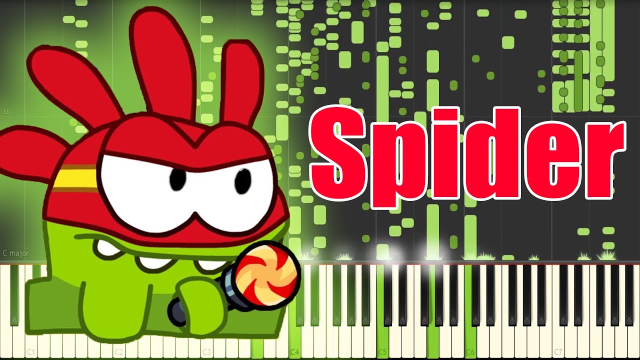 Spider - FNF vs Om Nom Cut The Rope MIDI | Spider Piano sound - YouTube