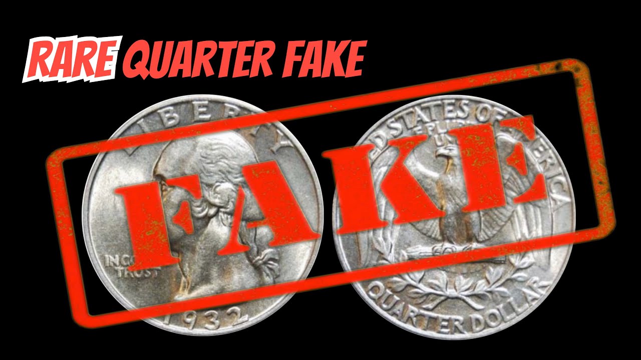 Counterfeit Detection- Rare Quarter Fake #money#coincollecting#quarters ...