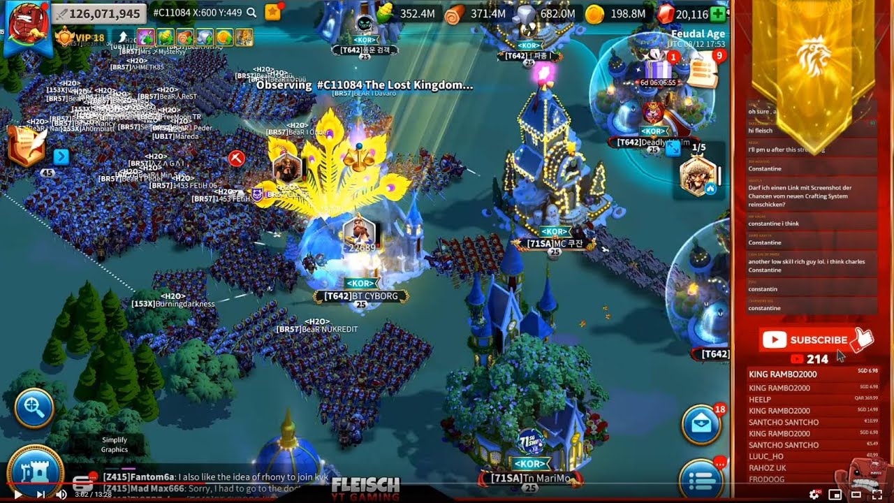 400m BT CYBORG getting rallied - Rise of Kingdoms ROK - YouTube