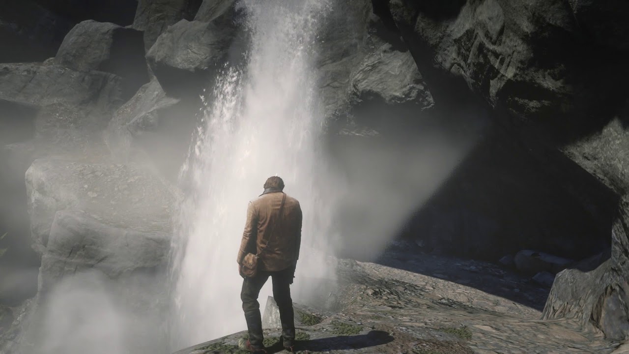 Red Dead Redemption 2 Whinyard Waterfall - YouTube