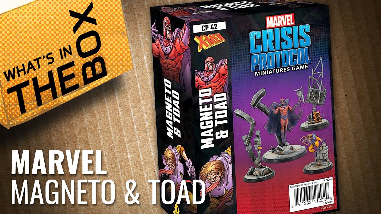 Unboxing: Marvel Crisis Protocol - Magneto & Toad - YouTube