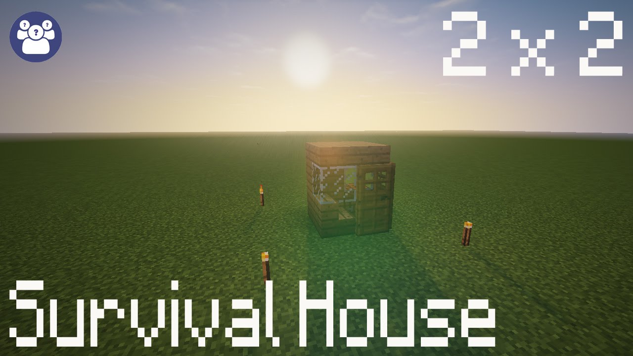 [Tutorial] Minecraft Survival House 2 x 2 - YouTube