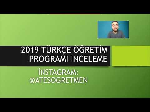 2021 TÜRKÇE ÖĞRETİM PROGRAMI İNCELEME (TÜRKÇE ÖABT)