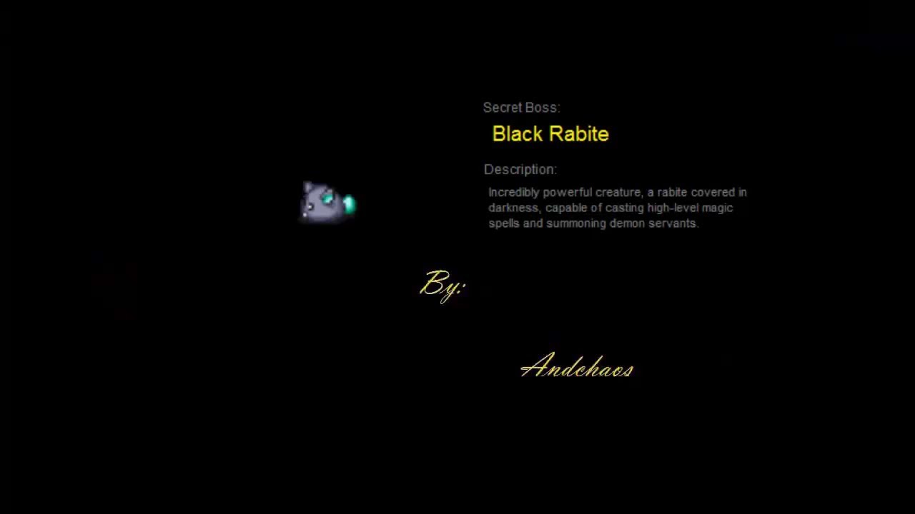 [Snes] Seiken Densetsu 3 (Secret of Mana 2) Secret Boss: Black Rabite ...