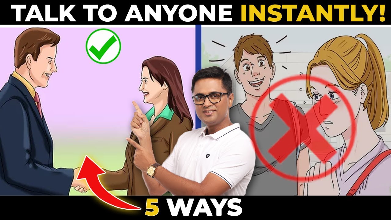 5 Tips - How To Talk To Anyone Instantly | Master Small Talks | Improve ...