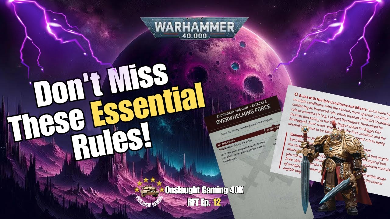 Mastering What Every Player Should Know | Warhammer 40K - YouTube