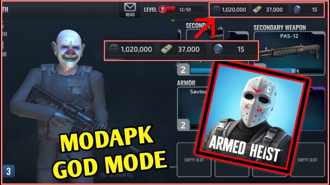 Armed Heist MOD APK+DATA 2.2.6 GOD MOD + UNLIMITED EVERYTHING | LATEST ...