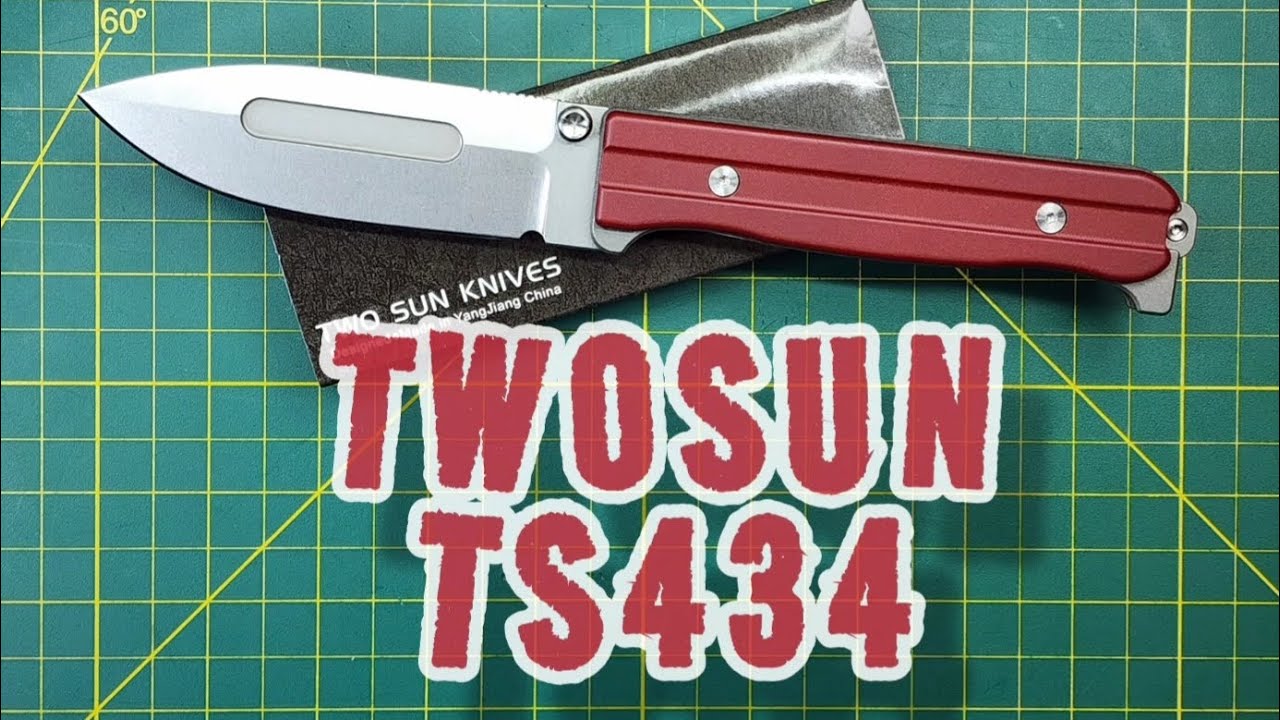 TWOSUN TS434 G10 TITANIUM D2, Big, VERY big, and it has a pocket clip ...