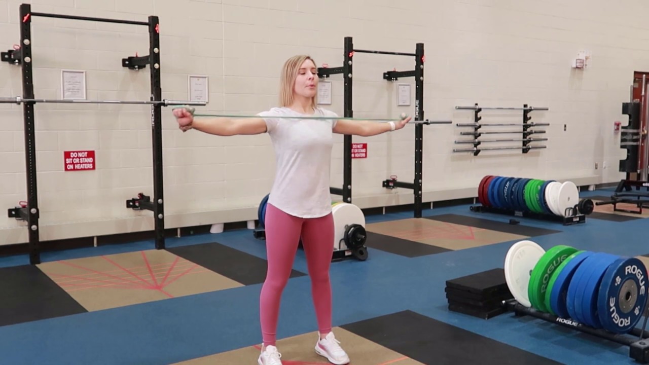 RESISTANT BAND WORKOUT (Band Pull Aparts) - YouTube
