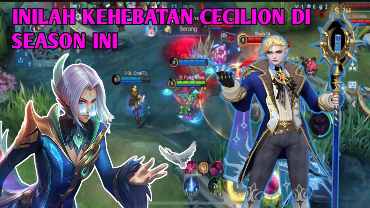 KEHEBATAN CECILION DI EMBLEM REVAMP,LING JADI KENA MENTAL-BEST BUILD ...