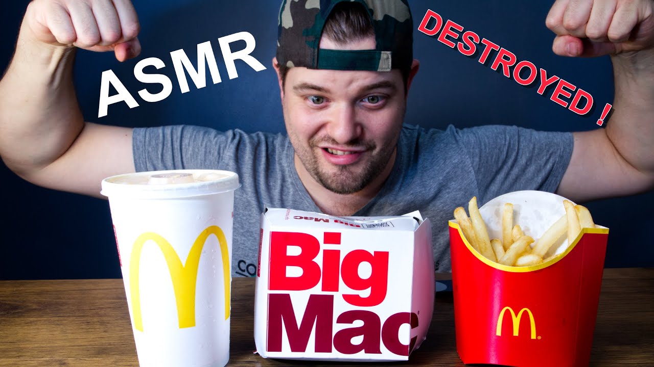 BIG MAC CHALLENGE ASMR | BIG MAC MEAL MUKBANG | Dave Kay ASMR - YouTube