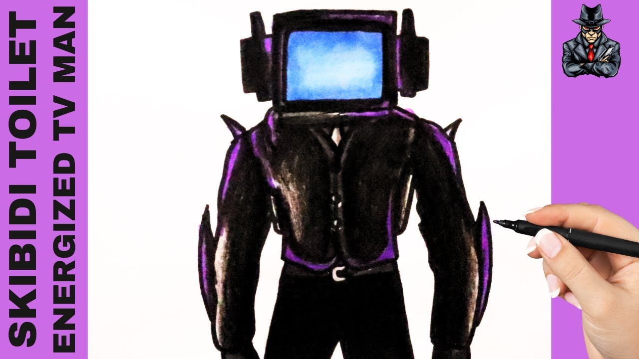 COMO DESENHAR o ENERGIZED TV MAN - YouTube