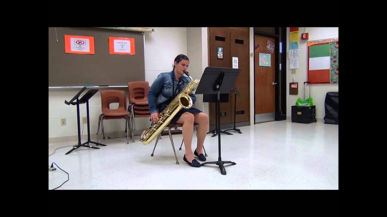 MJ 2015 Solo and Ensemble - Bari Saxophone Solo - YouTube