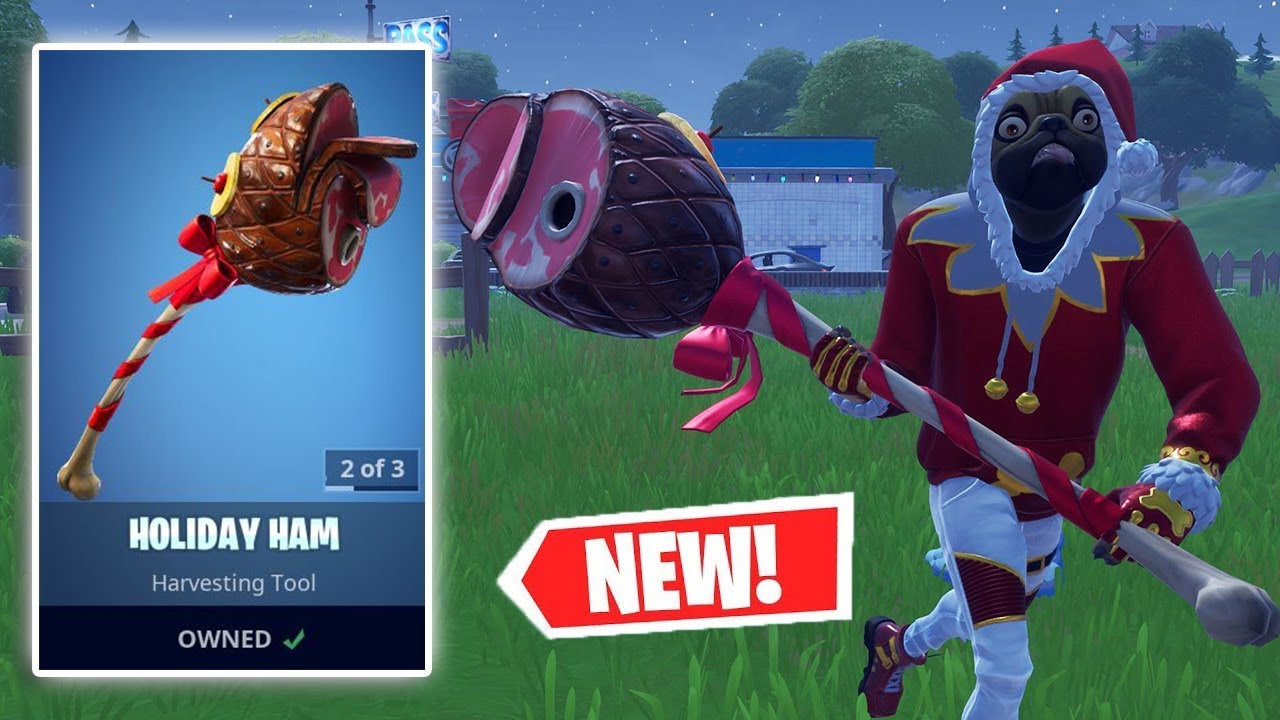 NEW HOLIDAY HAM Pickaxe Gameplay in Fortnite! - YouTube