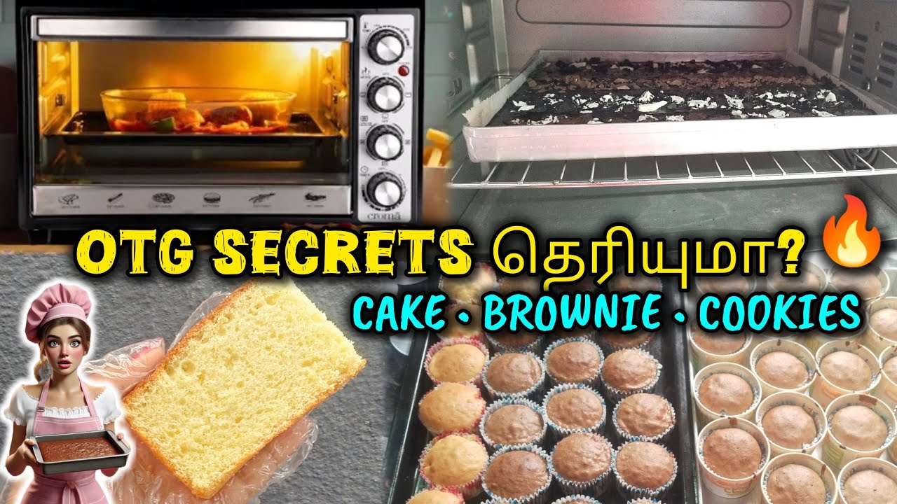 OTG Guide for Beginners 🔥 | Cake எப்படி Bake பண்ணலாம்? 🎂 | OTG Tips ...