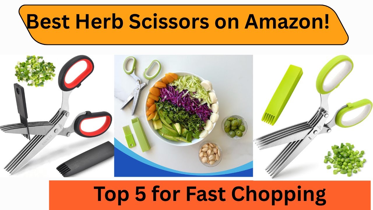 Top 5 Best Herb Scissors for Kitchen in the year | #1 Smart Review ...
