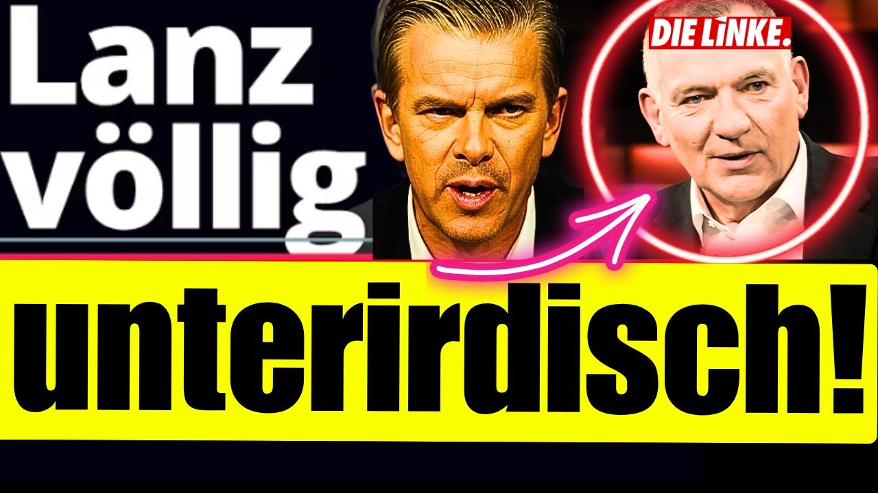 💥EIL💥LANZ SENDUNG EIN DESASTER... LINKER VAN AKEN BEI LANZ - YouTube