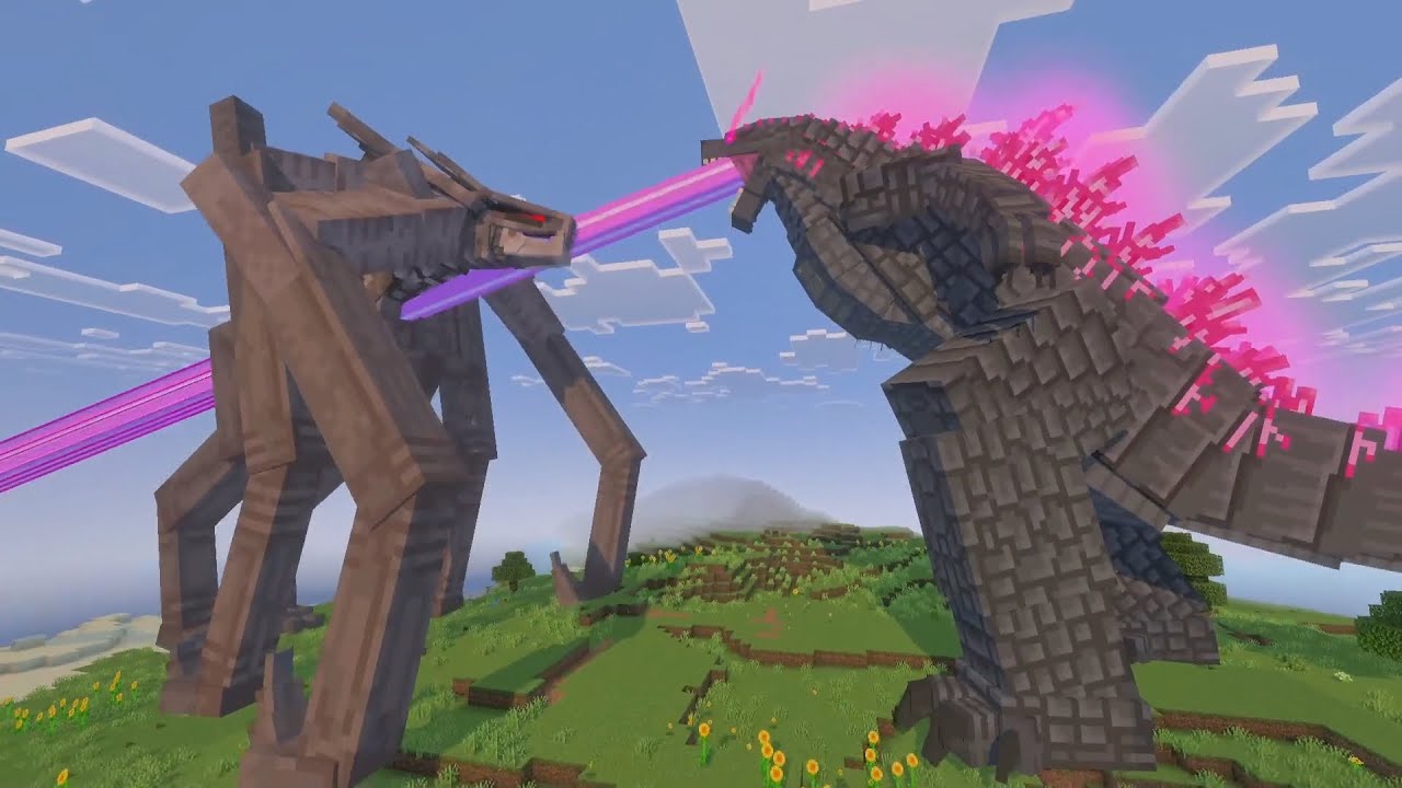 Godzilla Legacy of Titans Addon in Minecraft Bedrock - YouTube