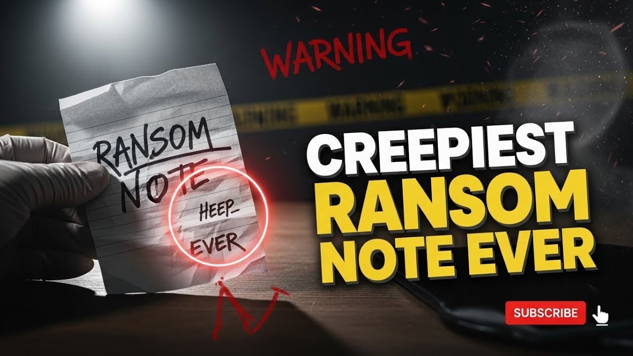 “The Creepiest Ransom Note Ever Written… And the Secret Hidden Inside ...