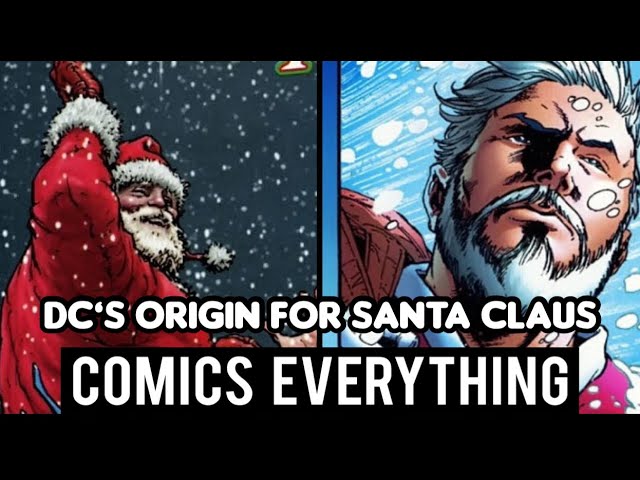 Superman Santa Christmas With The Super Heroes Comic Set 1 2 Lot DC