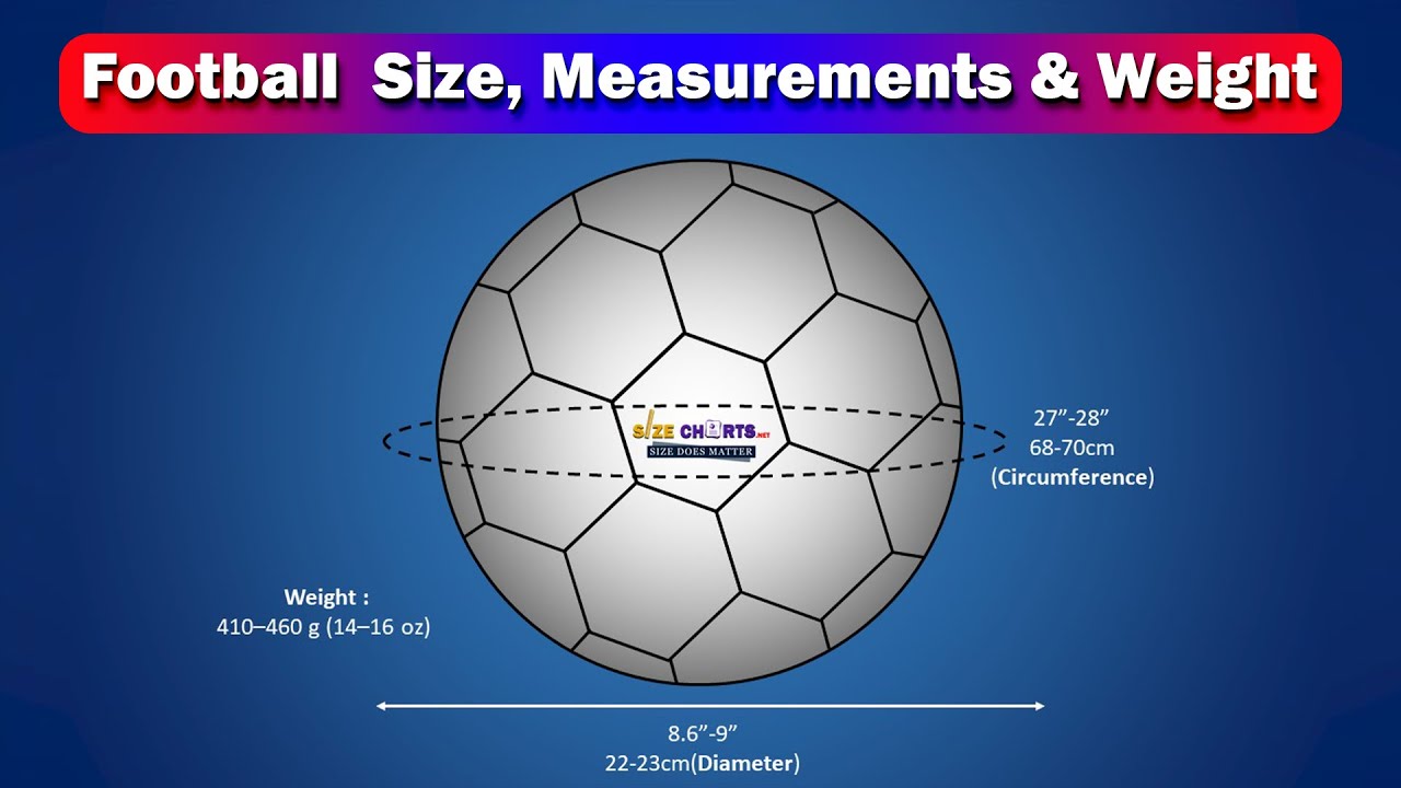 Football Size, Measurements Full video - YouTube