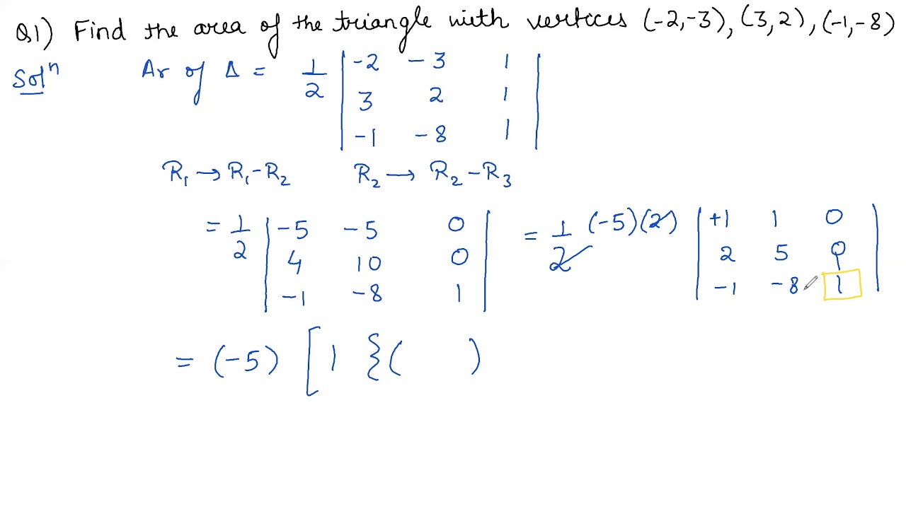 Determinants -8 - YouTube