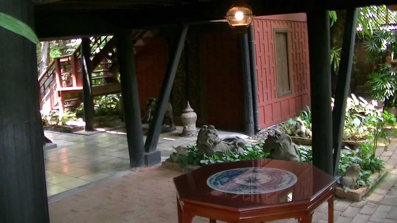 Jim Thompson House II - guided tour - YouTube