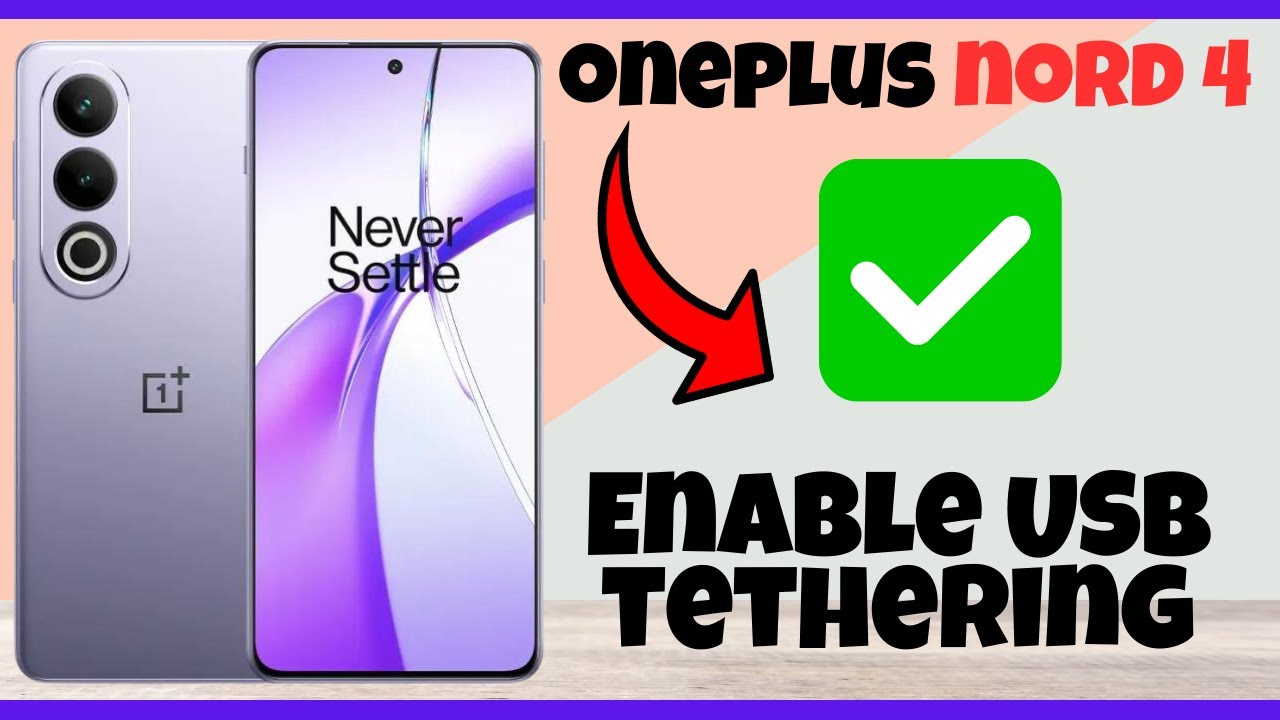 Oneplus Nord 4 USB Tethering || How to setup USB tethering || Enable ...