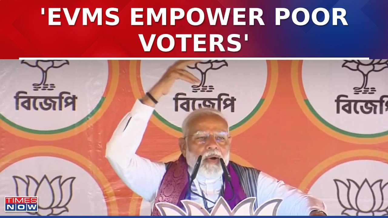 'EVMs Empower Poor Voters': PM Modi After SC Rejects Opposition's Plea ...