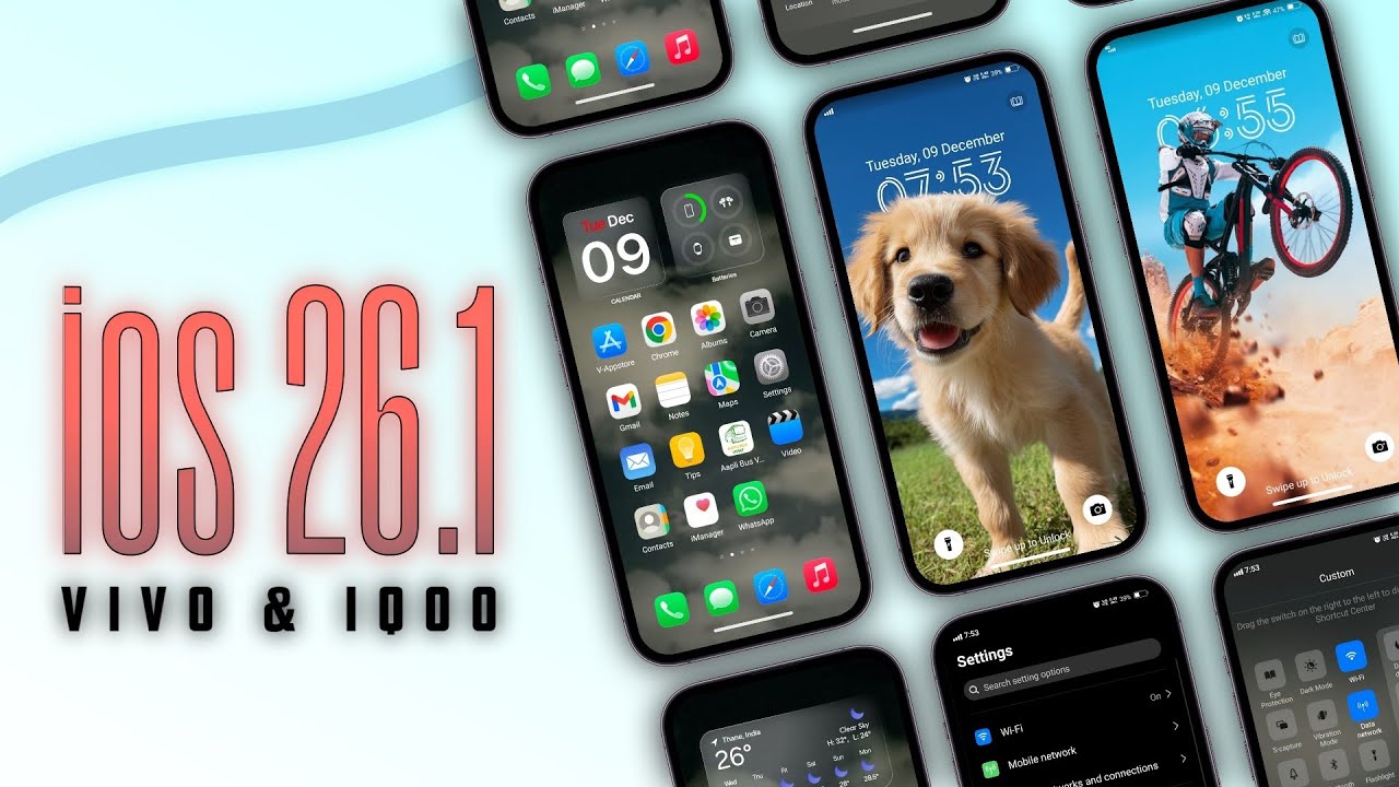 ios 26 Theme For Vivo & iQ00 | How To Install ios 26 On Any Android ...