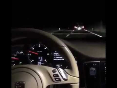 porsche le guzel bir sürat yapalımdedik