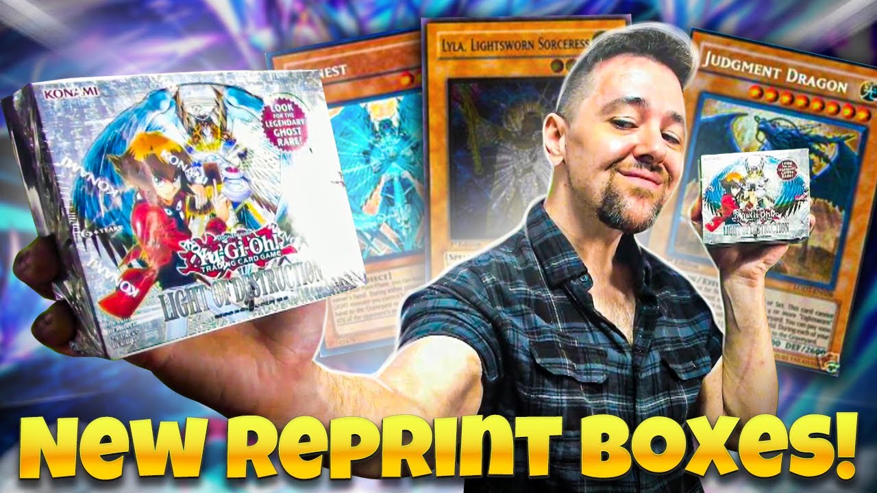 VINTAGE MADNESS! - Opening MULTIPLE Yugioh Light Of Destruction Reprint ...