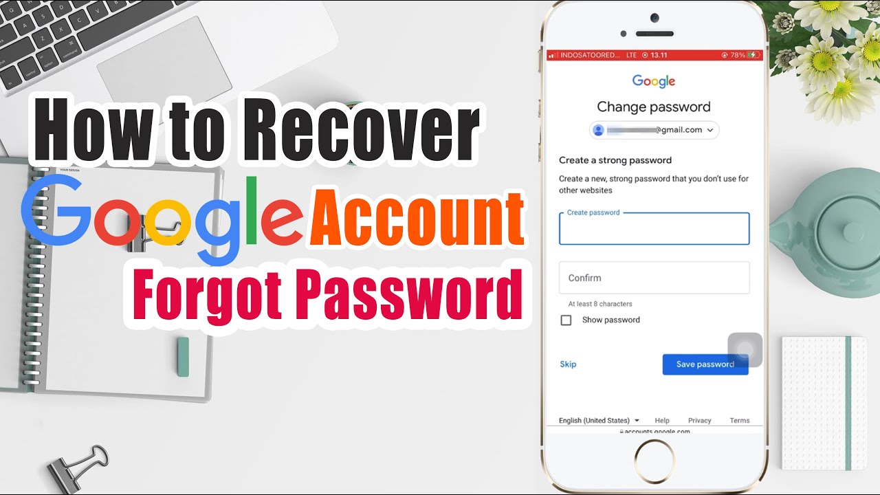 How to Recover Google Account That Forgot Password - YouTube
